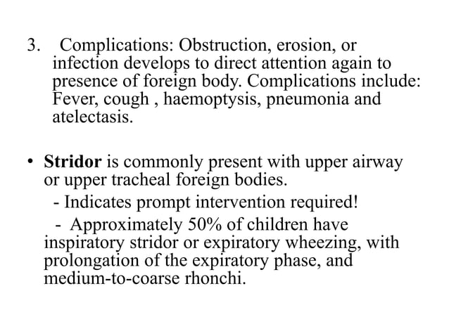An approach to a case of Paediatric Stridor | PPTX | Ear, Nose and ...