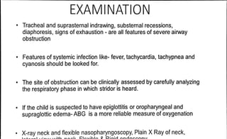 Approach to Stridor in Children - Pediatrics | PDF