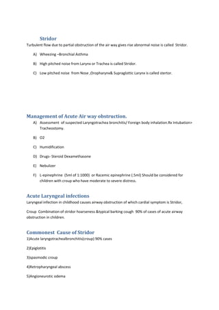 Stridor vol 1 | PDF