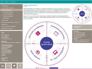 Digitale geletterdheid binnenste buiten | Onderwijsdagen | PPT