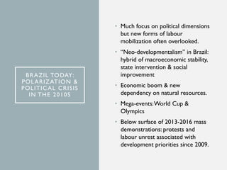 Strike and political change in Brazil | PPT