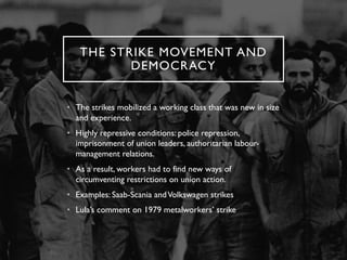 Strike and political change in Brazil | PPT