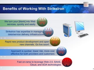 StrikeIron IronCloud API Web Service Publishing Platform SAAS | PPT