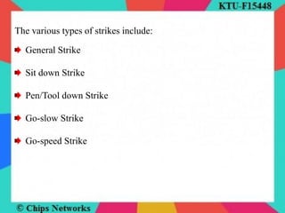 Strike & lock outs | PDF