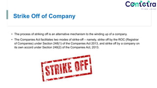Strike Off a Company-MCA Procedure | PPT