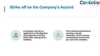 Strike Off a Company-MCA Procedure | PPT