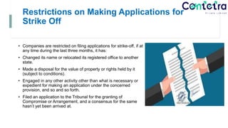 Strike Off a Company-MCA Procedure | PPT