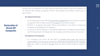 Company Strike off by ROC | PPTX