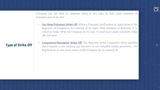 Company Strike off by ROC | PPTX