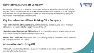Steps to Successfully Strike Off Your Company | PPTX
