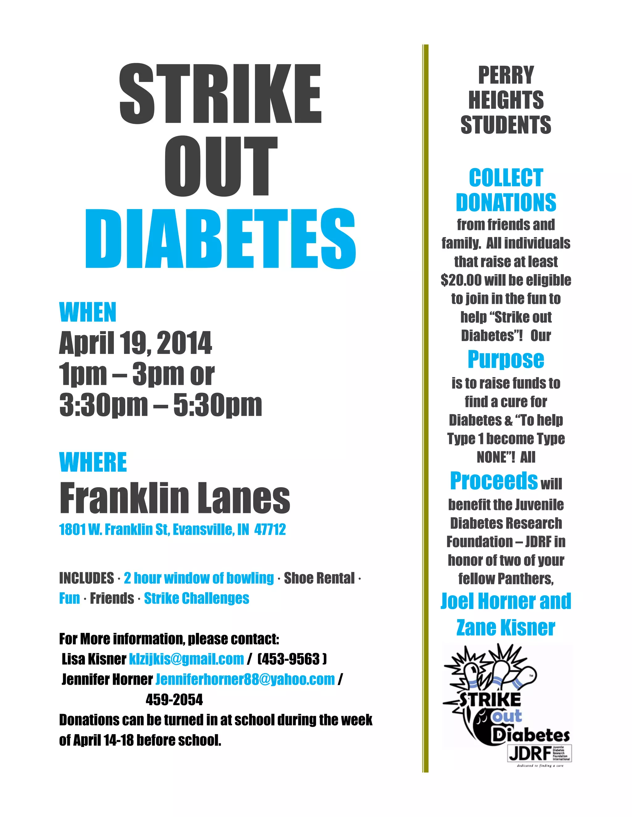 Strike out diabetes school flyer 04-2014 | PDF