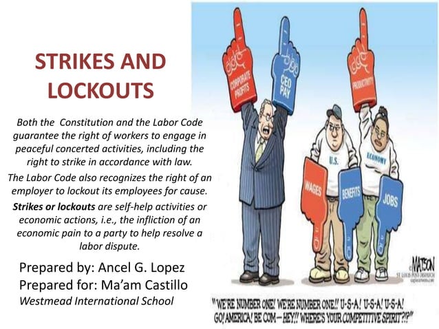 Strikes And Lockouts | PPTX