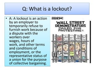 Strikes And Lockouts | PPTX