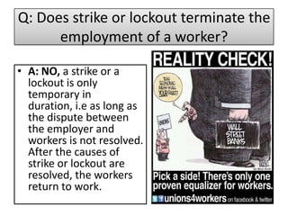 Strikes And Lockouts | PPTX