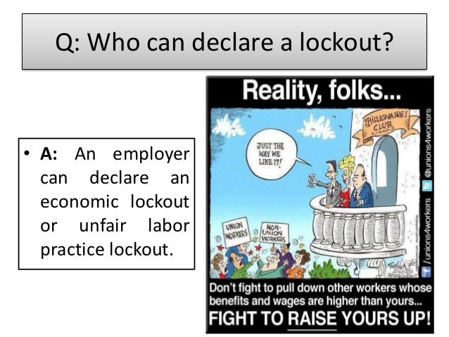Strikes And Lockouts