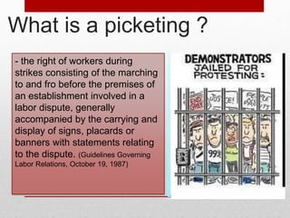 Strikes and lockouts | PPTX