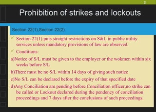 Strikes & lockouts final | PPT