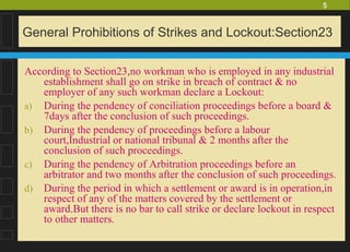 Strikes & lockouts final | PPT