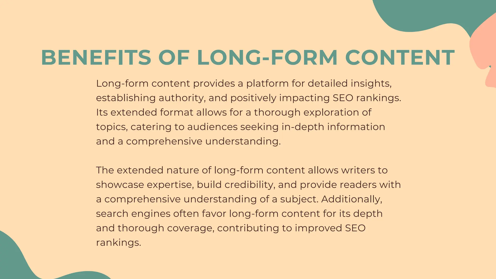 Striking the Right Balance Long Form vs. Short Form Content for Maximum ...