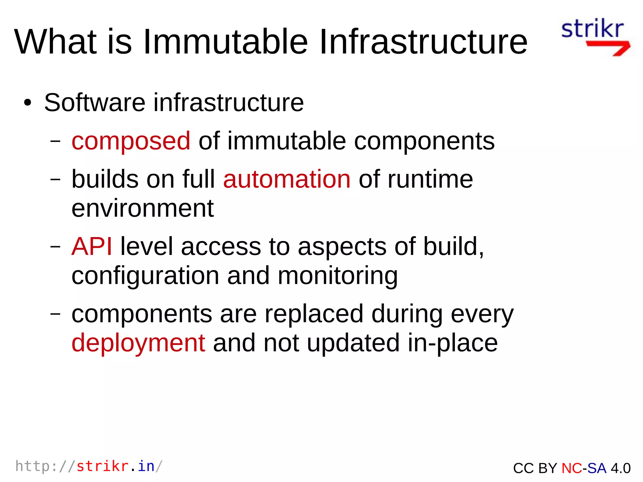 Immutable Infrastructure | PPT