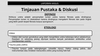 Striktur Urethra bedah urologi power point | PPTX