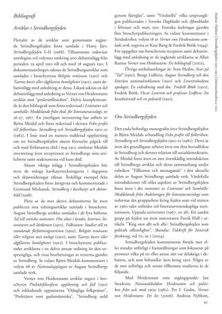 Strindbergsfejden 1910-1912 | PDF | Hobbies & Interests