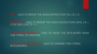 String Instruction | PPTX