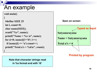 string function with example................... | PPT