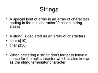 String manipulation techniques like string compare copy | PPT