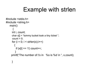 String manipulation techniques like string compare copy | PPT