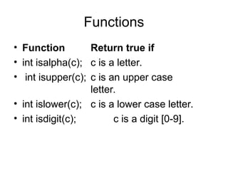 String manipulation techniques like string compare copy | PPT