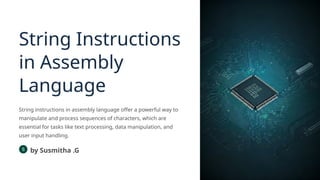 String-Instructions-in-Assembly-Language.pptx | Free Download