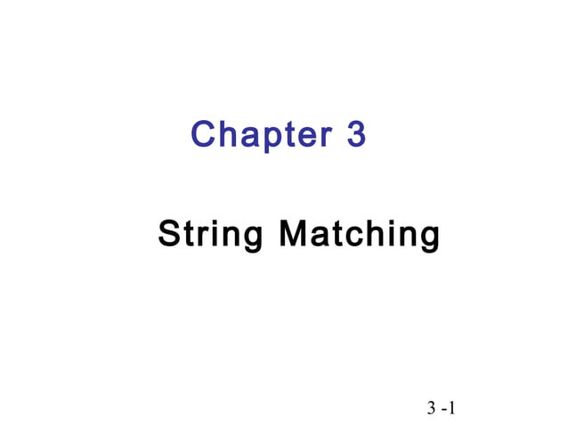 String kmp | PPT