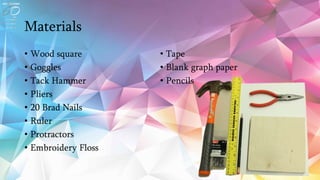 Young Maker Workshop: DIY String Art | PPTX