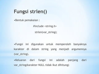 String baru | PPT