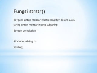 String baru | PPT