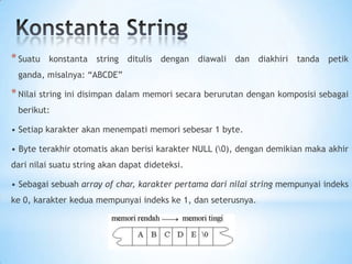 String baru | PPT