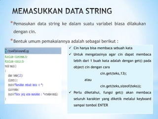 String baru | PPT