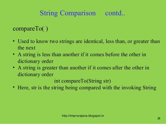 String classes and its methods.20 String classes and its methods.20