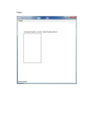 String dan rect | DOCX