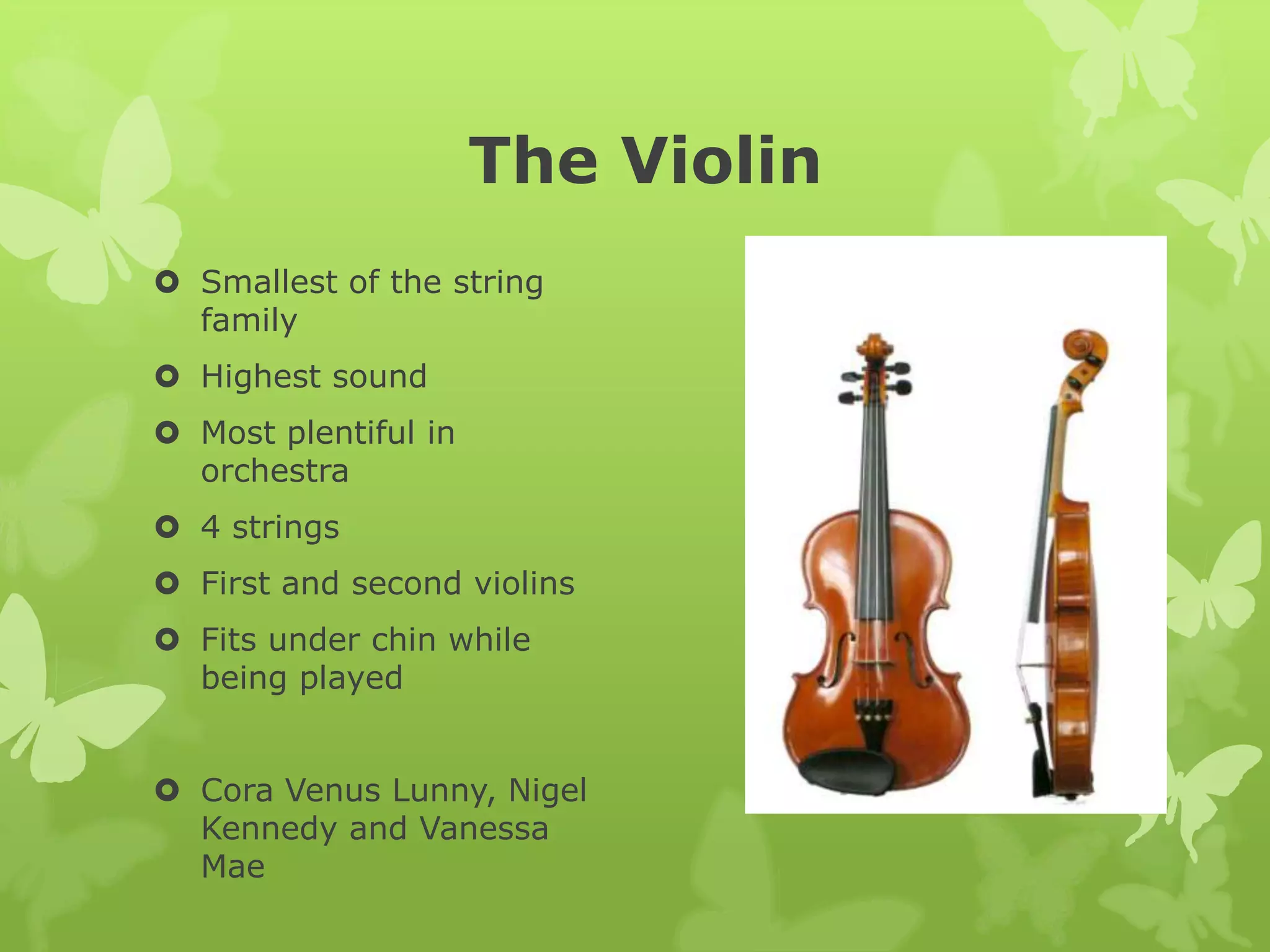 Stringed instruments micro teaching powerpoint | PPTX