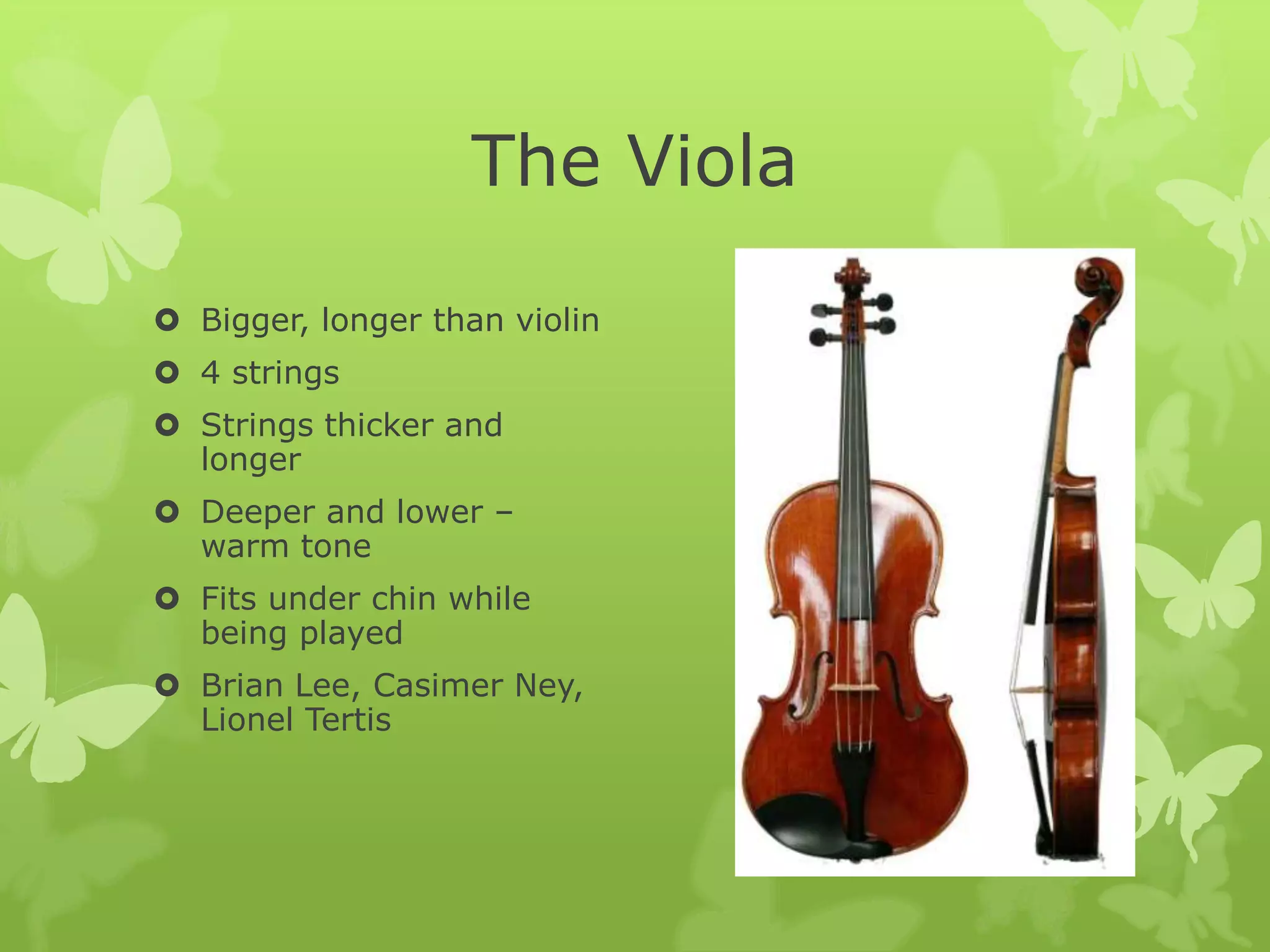 Stringed instruments micro teaching powerpoint | PPTX