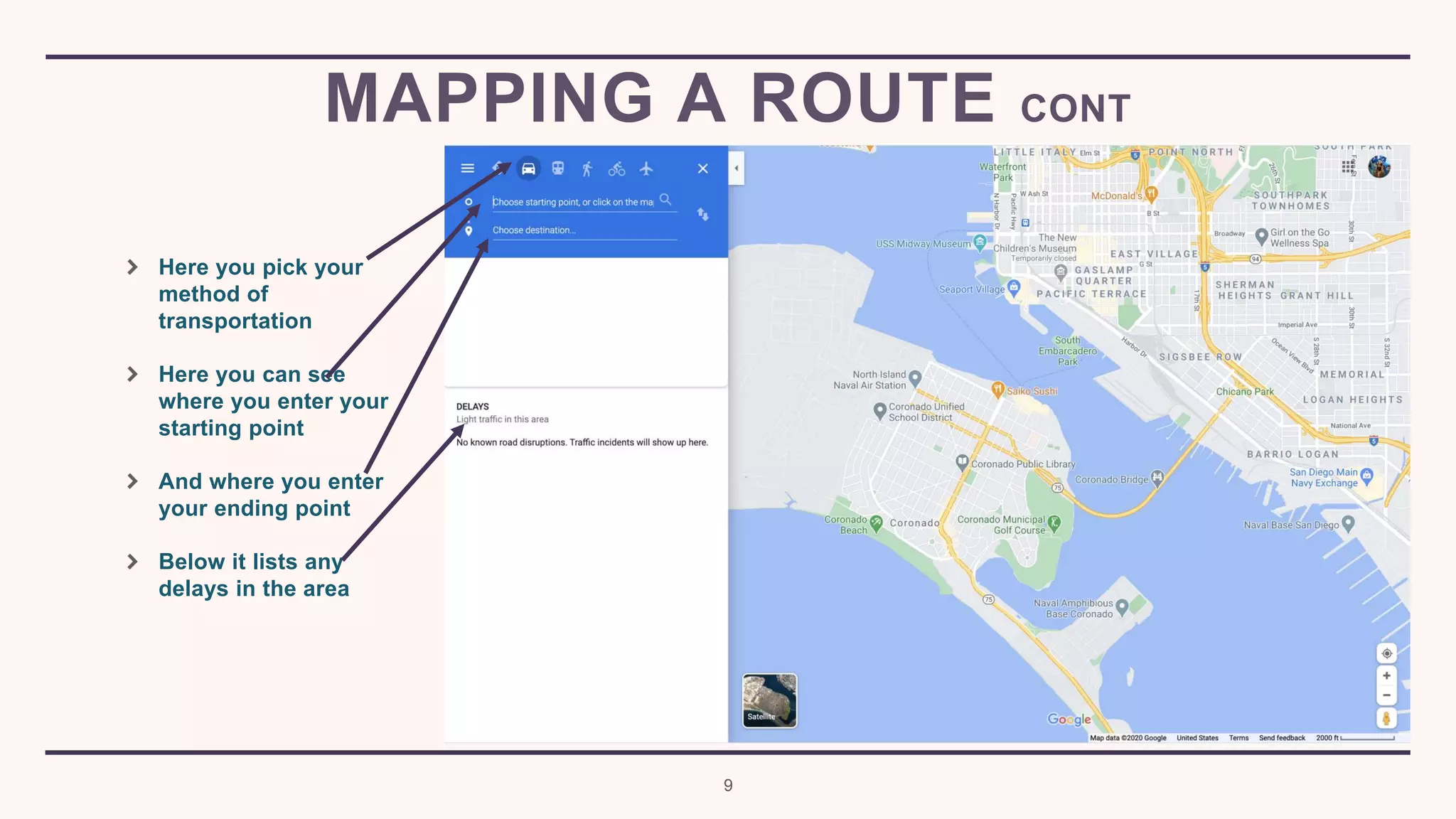 The Features and Use of Google Maps | PPTX