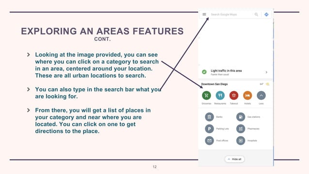 The Features and Use of Google Maps | PPTX