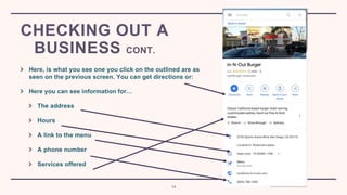 The Features and Use of Google Maps | PPTX