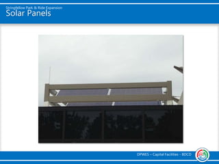 Stringfellow Park and Ride Expansion | PPTX | Civil Engineering ...