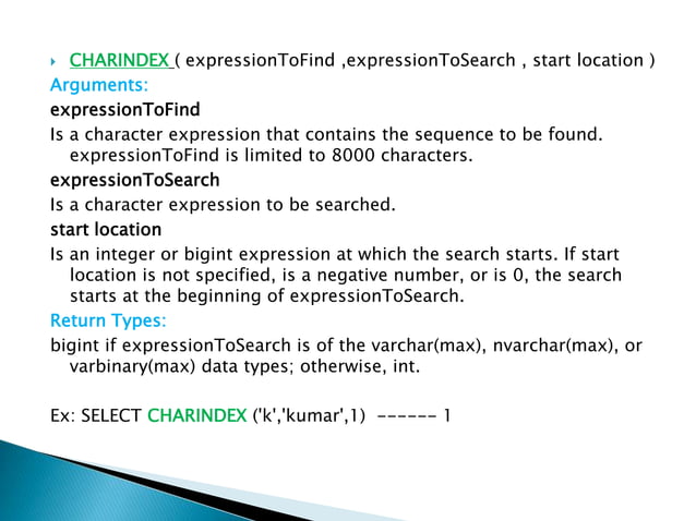String functions | PPTX | Programming Languages | Computing