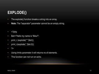 String functions | PPT