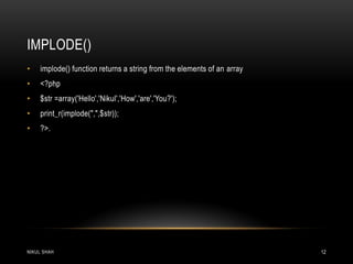 String functions | PPT