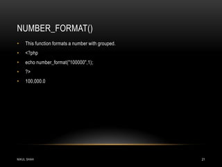 String functions | PPT